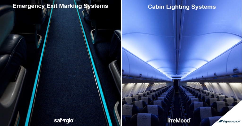 STG Emergency Exit & Cabin Lighting Systems - Aerospace Wales